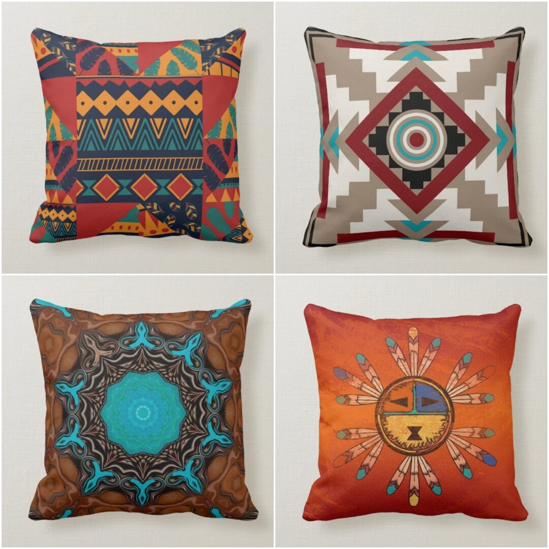 Rug Design Pillow Cover,terracotta Cushion Case,outdoor Pillowcase ...