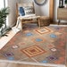 Rug Design Carpet,ethnic Diamond Farmhouse Carpet,traditional Multi ...