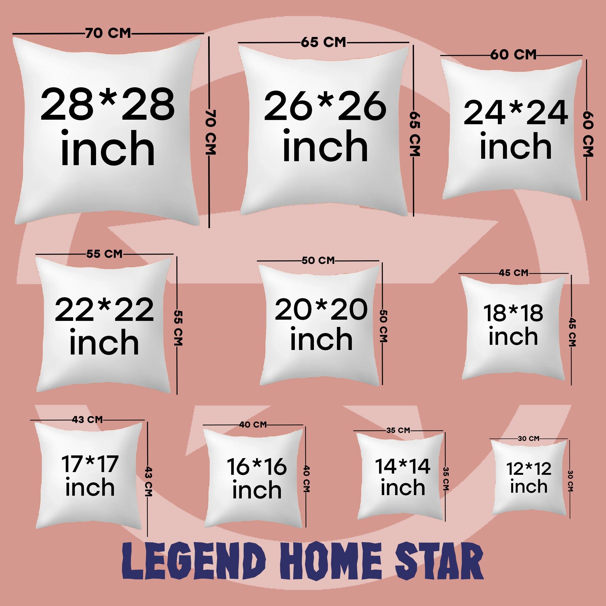 All Sizes Square Pillow Insert,square Cushion Stuff,pillow Filler Bead ...