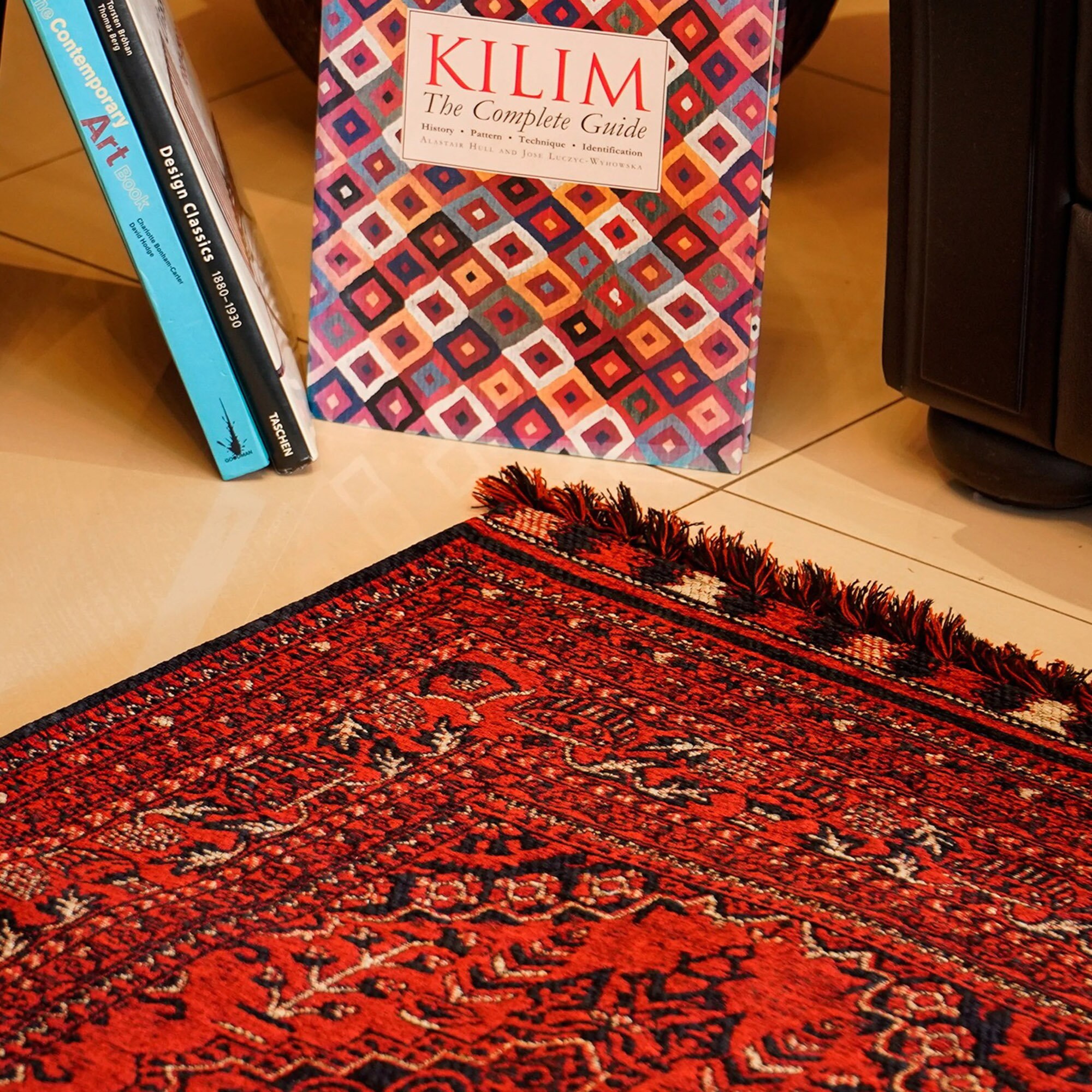 Afghan Pattern Rug, Red Afghan Carpet,machine-washable Classic Ethnic ...
