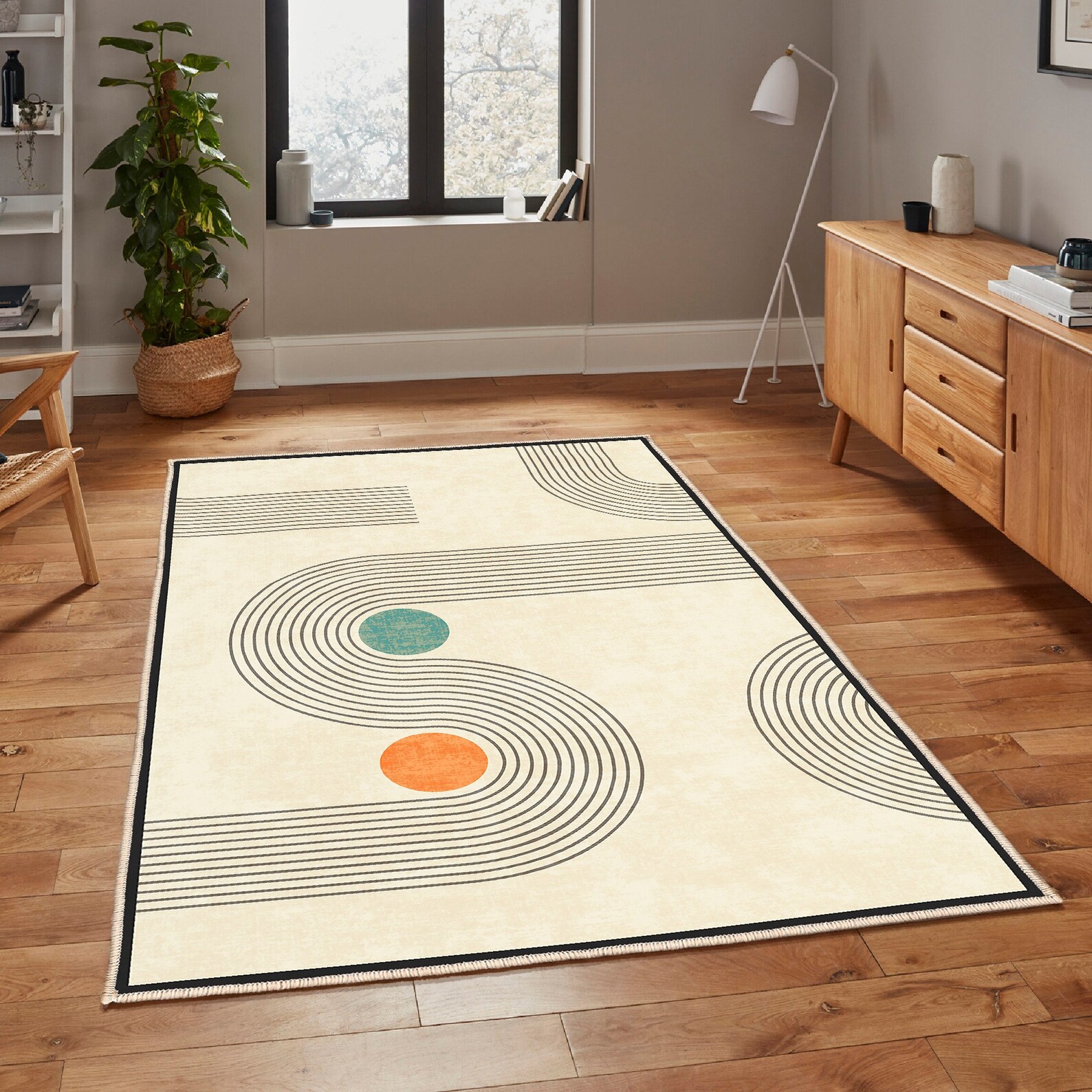 Onedraw Carpet,abstract Area Rug,line Art Floor Rug,machine-washable ...