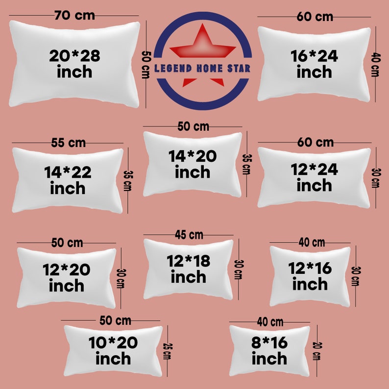 Rectangle Pillow Insert,rectangle Cushion Stuffer,pillow Filler With ...