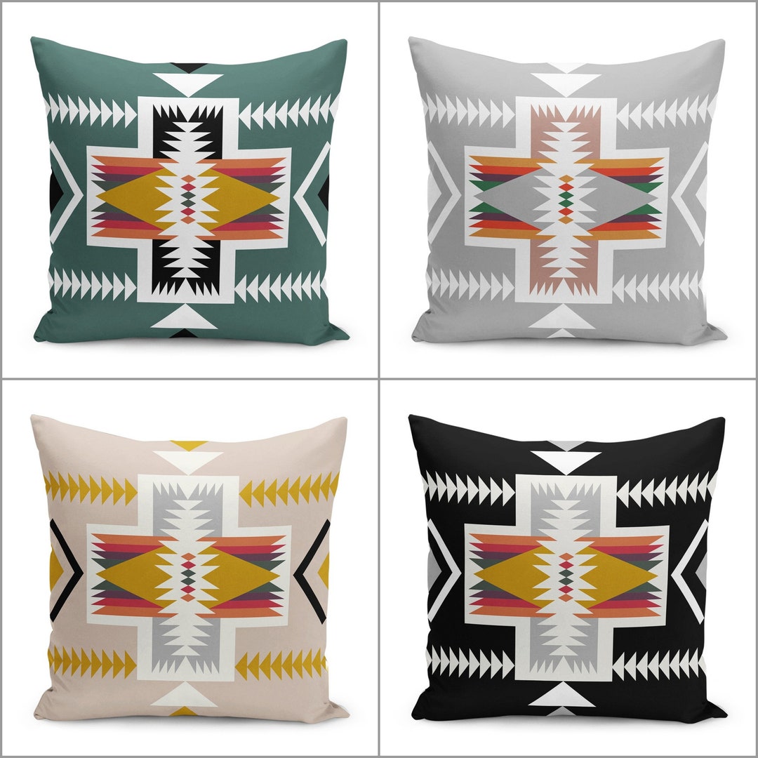 Rug Design Pillow Cover,terracotta Cushion Case,southwestern Decor ...