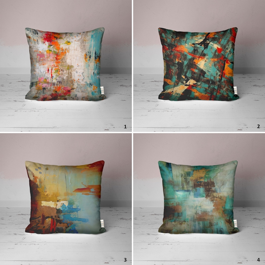 Abstract Expression Cushion Case,throw Pillow Sham,urban Decay ...