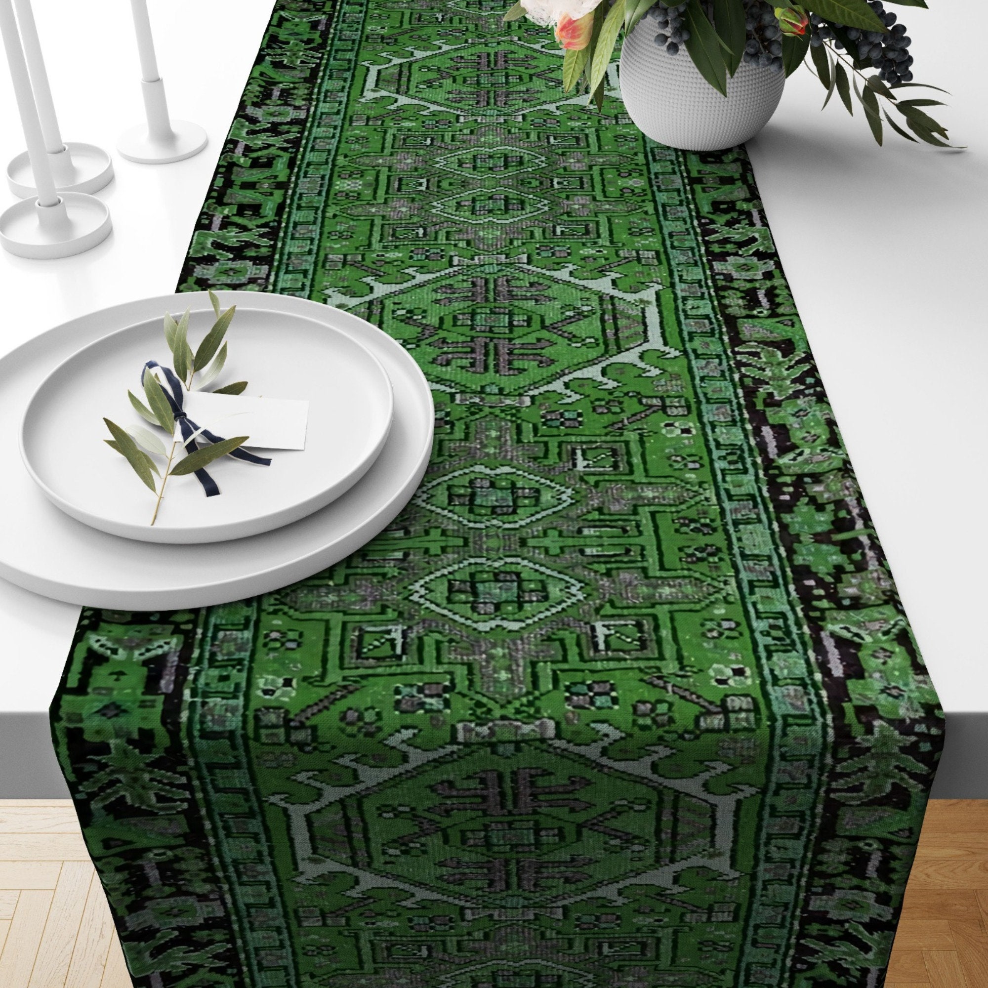 Turkish Kilim Table Runner,rug Design Table Runner,ethnic Print Home ...