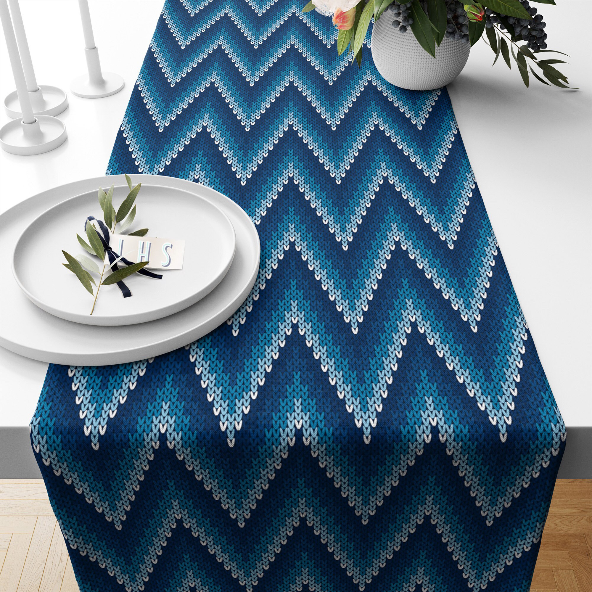 Winter Kitchen Decor,pine Tree Tablecloth,snowflake Table Setting ...