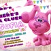 Blue's Clues Birthday Invitation, Personalized, Printable Invitation ...