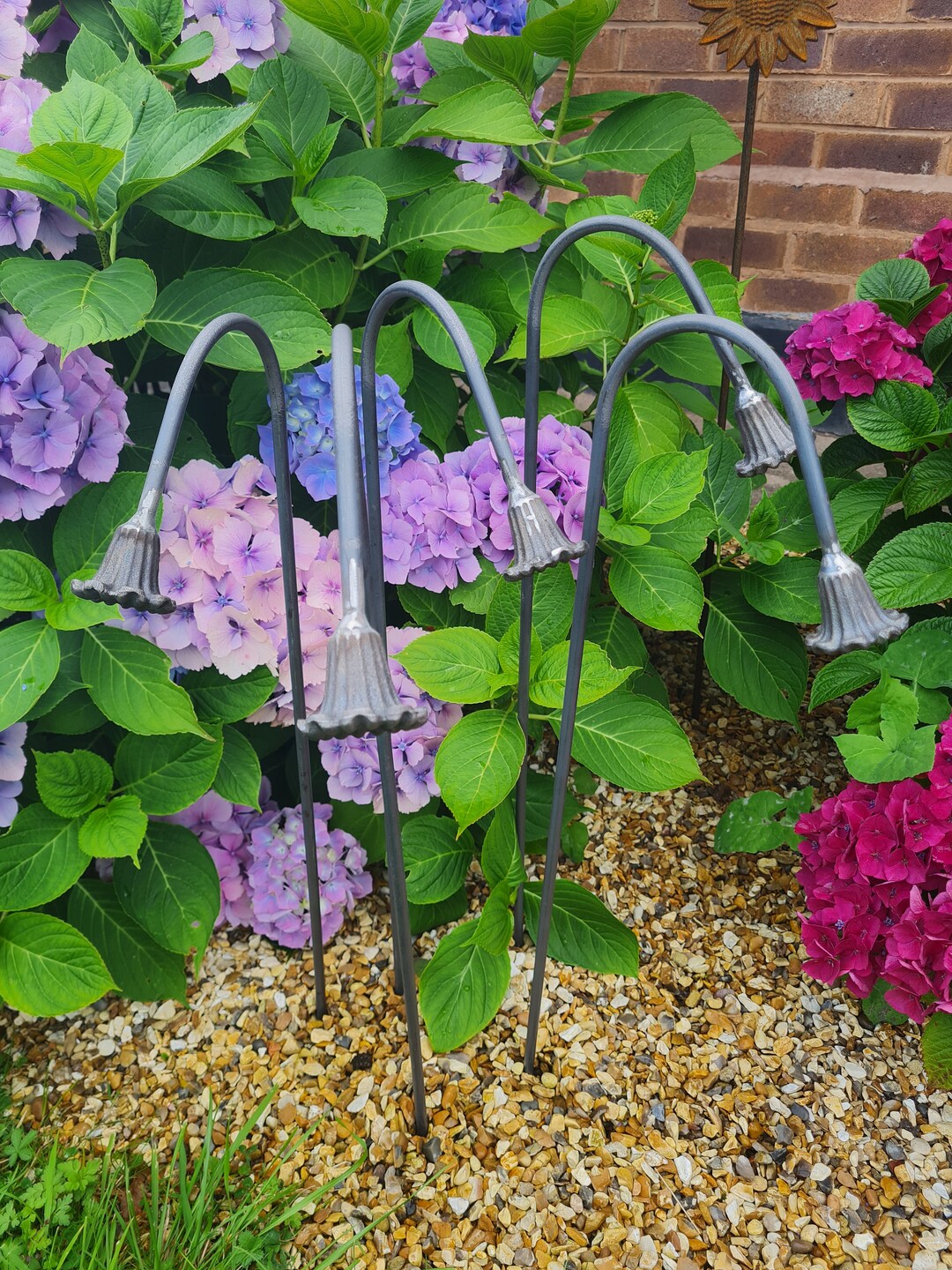 Handmade Metal Bluebell Flowers | Garden Decor | Steel Wildflowers ...