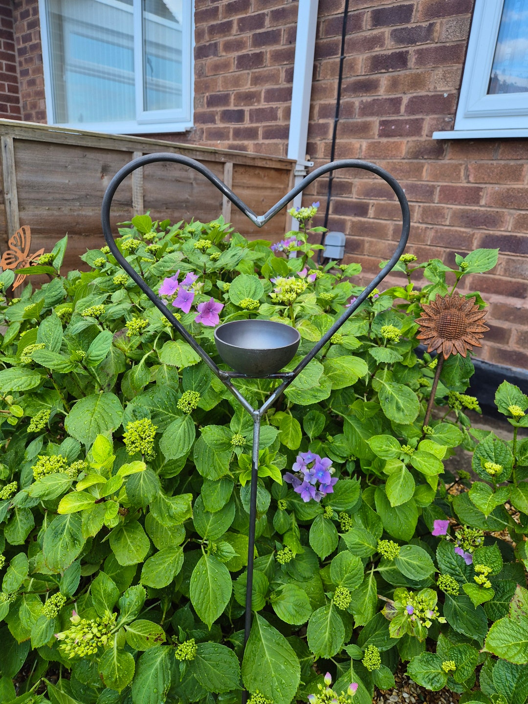 Heart Shaped Bird Feeder Stake - Etsy
