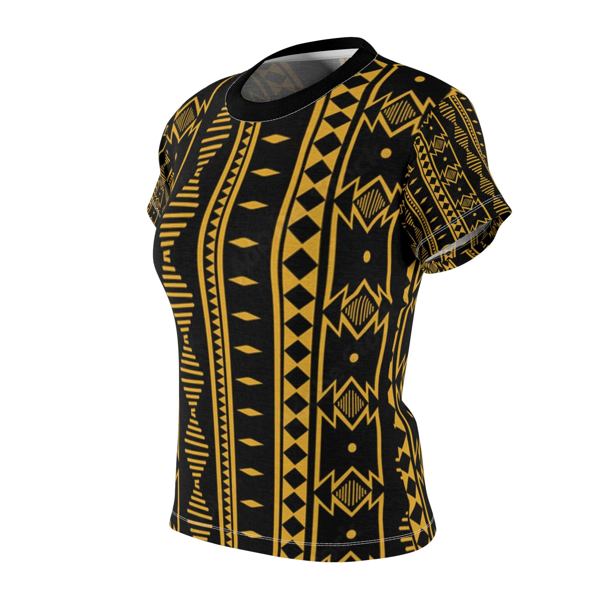 Women's AOP Cut & Sew Tee BOGOLAN PRINT African Design, Perfect and ...