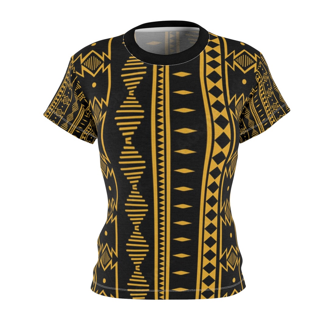 Women's AOP Cut & Sew Tee BOGOLAN PRINT African Design, Perfect and ...