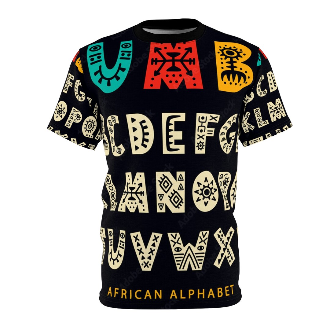 Unisex AOP Cut & Sew Tee Africa Traditional Print, Bogolan Print ...