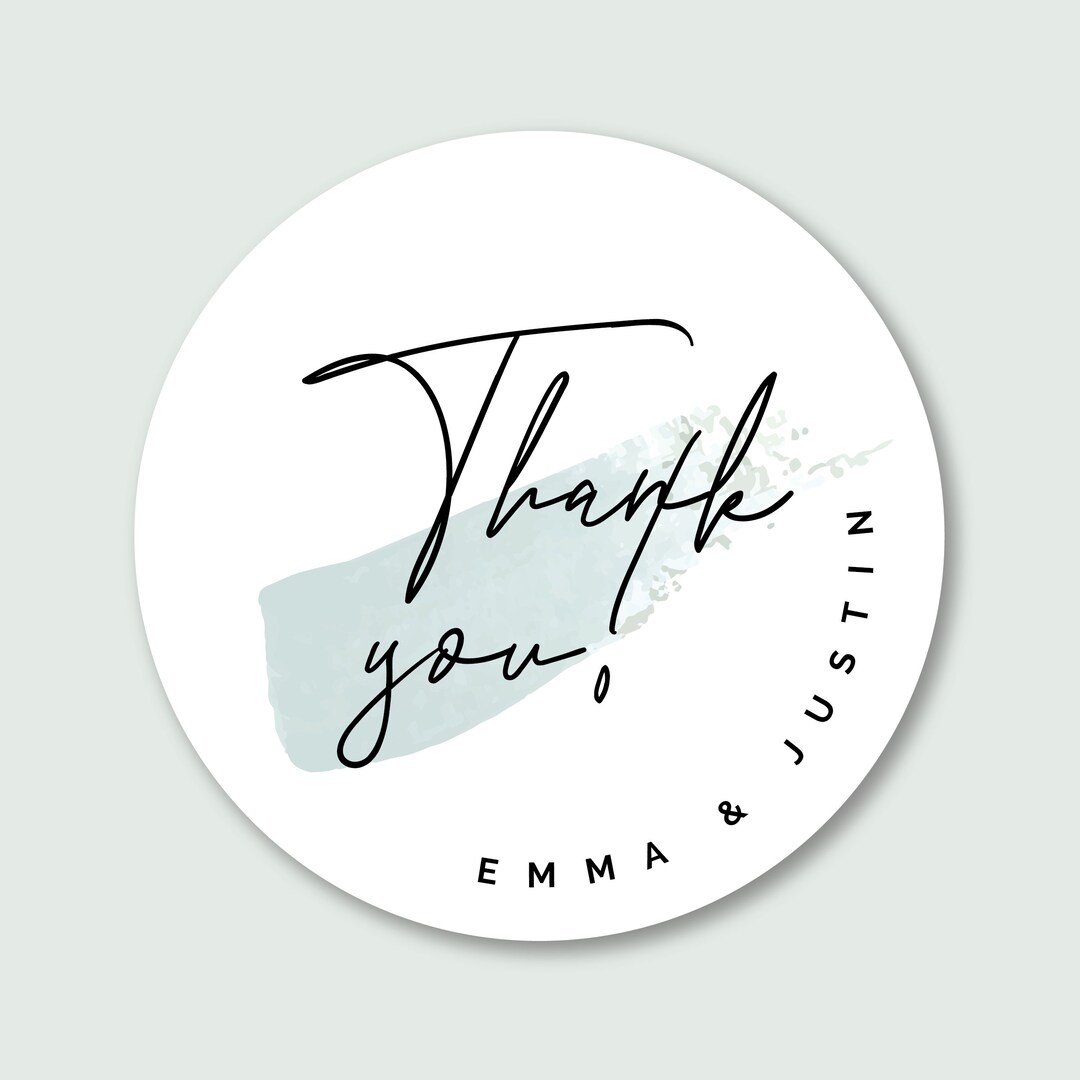 Minimalist Stickers, Minimalist Sticker, Wedding Stickers, Favor ...
