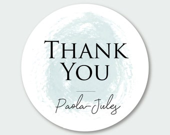 Personalized GOLD FOIL Sticker, Monogram Stickers, Minimalist Foil ...