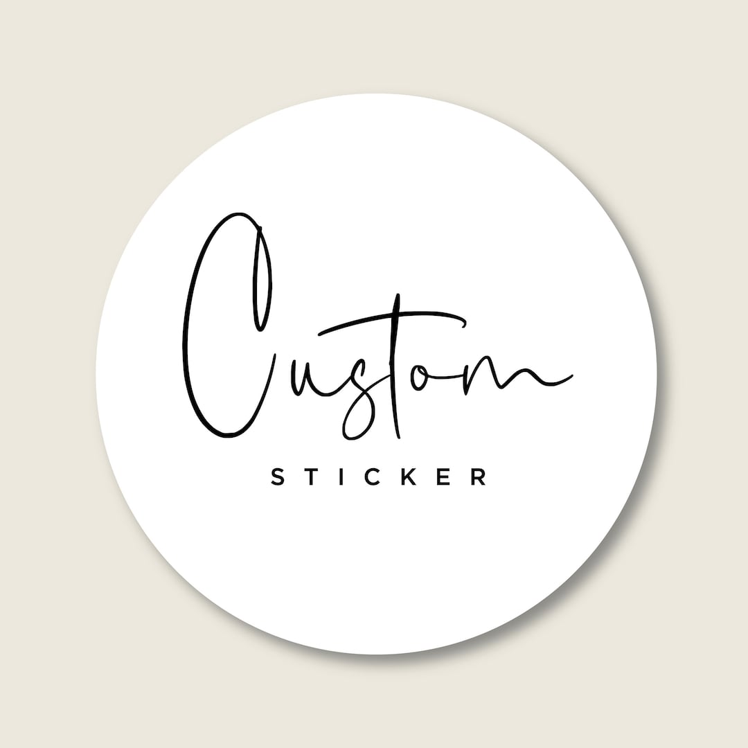 Personalize Custom Stickers, Thank You Stickers, Wedding Stickers ...