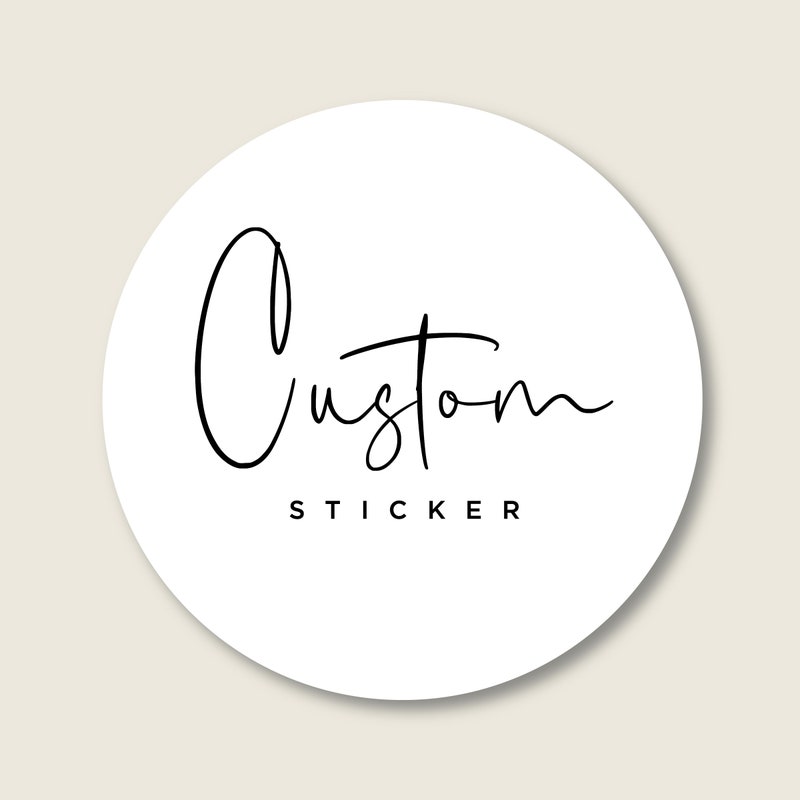 Custom Stickers - Etsy