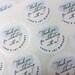 Custom Green Stickers, Minimalist Sticker, Wedding Stickers, Favor ...
