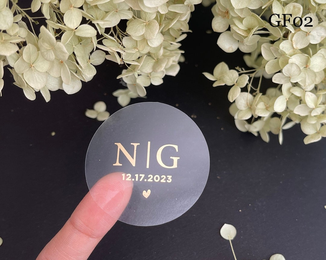 Personalized Envelope Seals Monogram Stickers Minimalist - Etsy