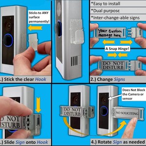 Doorbell Do Not Disturb Cover - Etsy