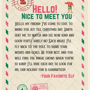 Elf Intro Message PNG - Etsy