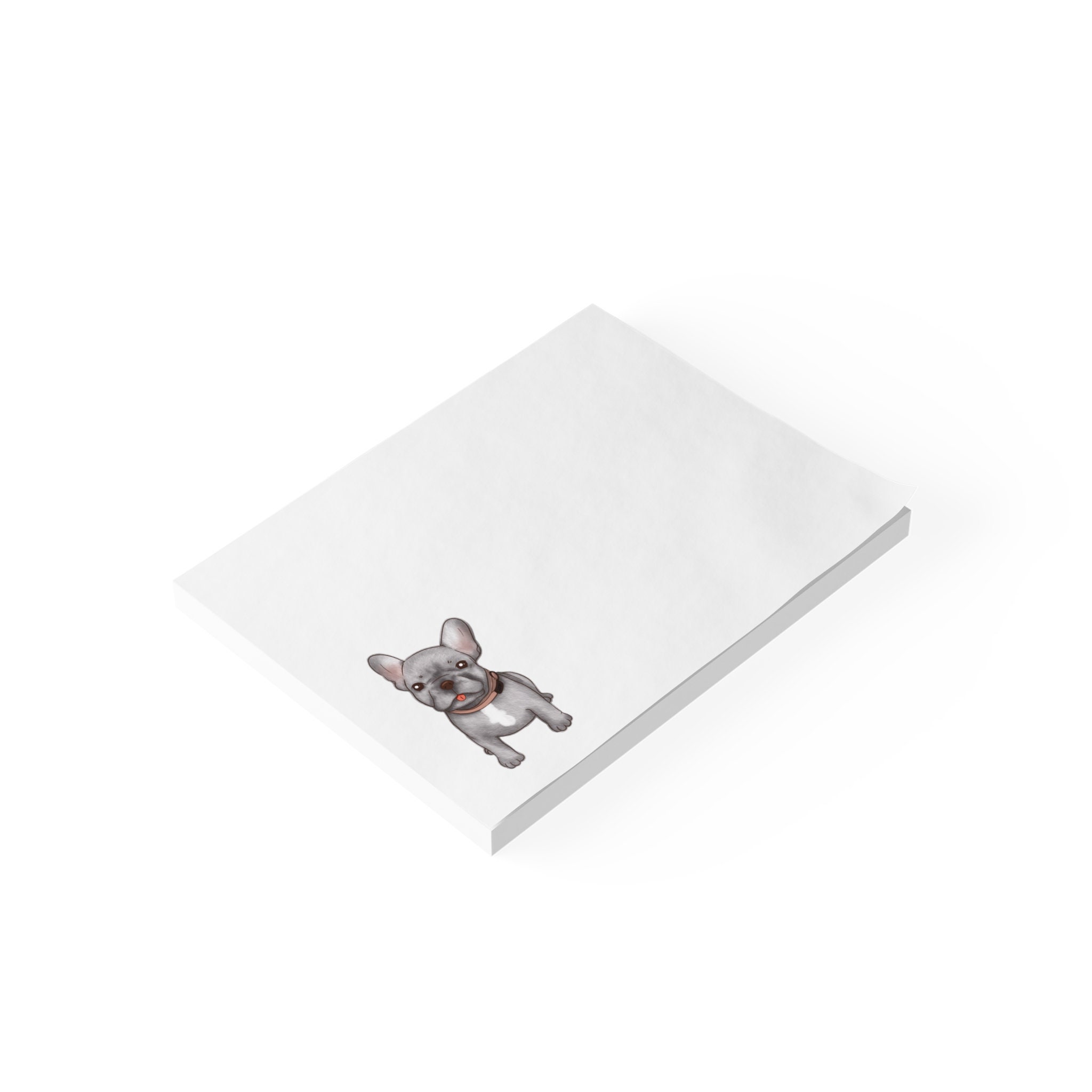 Silver Frenchie French Bulldog Post-it® Note Pads Sticky Notes for Big ...