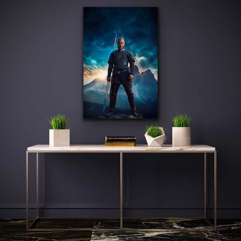 Vikings Show Ragnar Lothbrok Rare Large Canvas Modern Contemporary Wall ...
