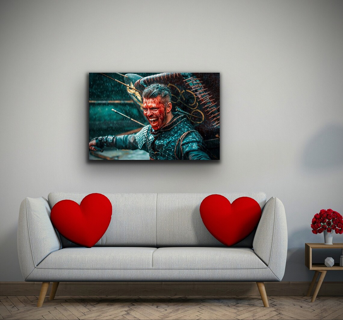 Vikings Show Ivar the Boneless Rare Large Canvas Modern Contemporary ...