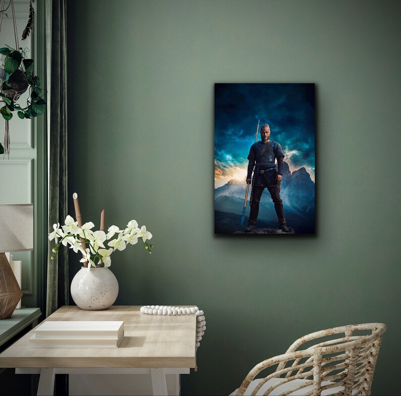 Vikings Show Ragnar Lothbrok Rare Large Canvas Modern Contemporary Wall ...