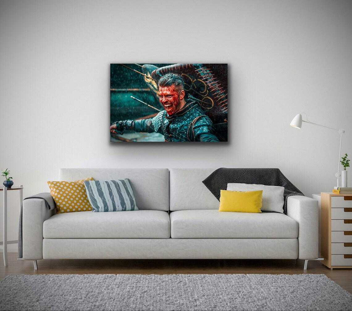Vikings Show Ivar the Boneless Rare Large Canvas Modern Contemporary ...