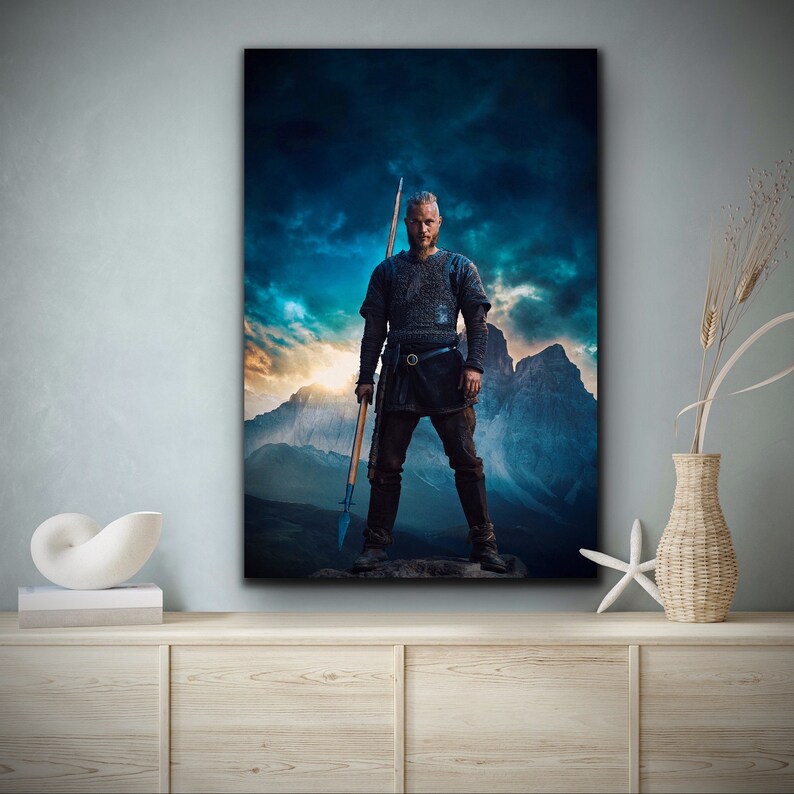 Vikings Show Ragnar Lothbrok Rare Large Canvas Modern Contemporary Wall ...