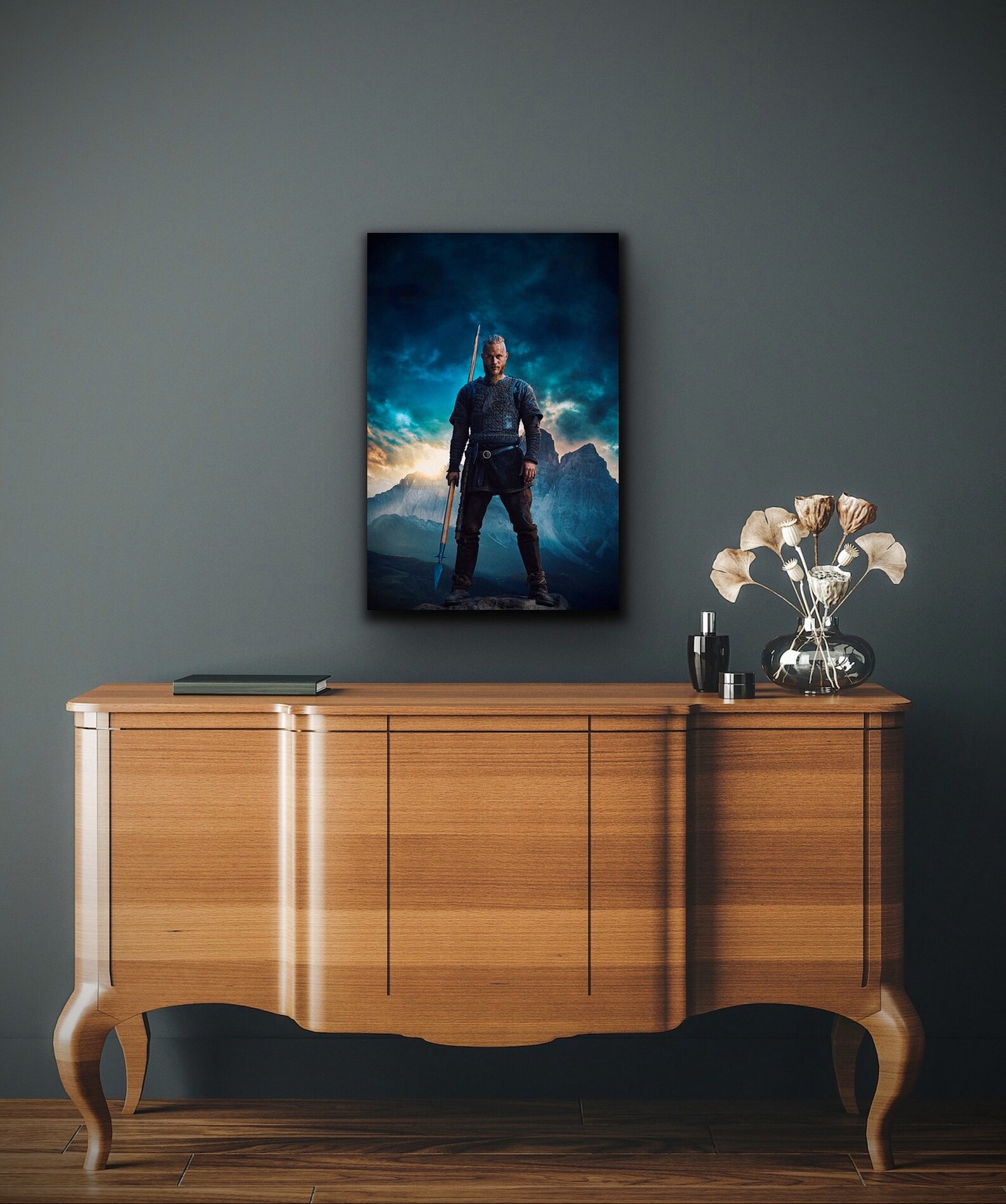 Vikings Show Ragnar Lothbrok Rare Large Canvas Modern Contemporary Wall ...