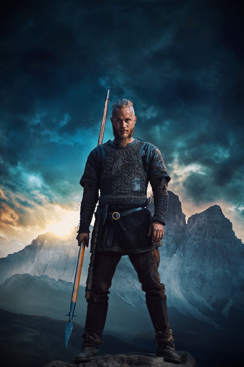 Vikings Show Ragnar Lothbrok Rare Large Canvas Modern Contemporary Wall ...