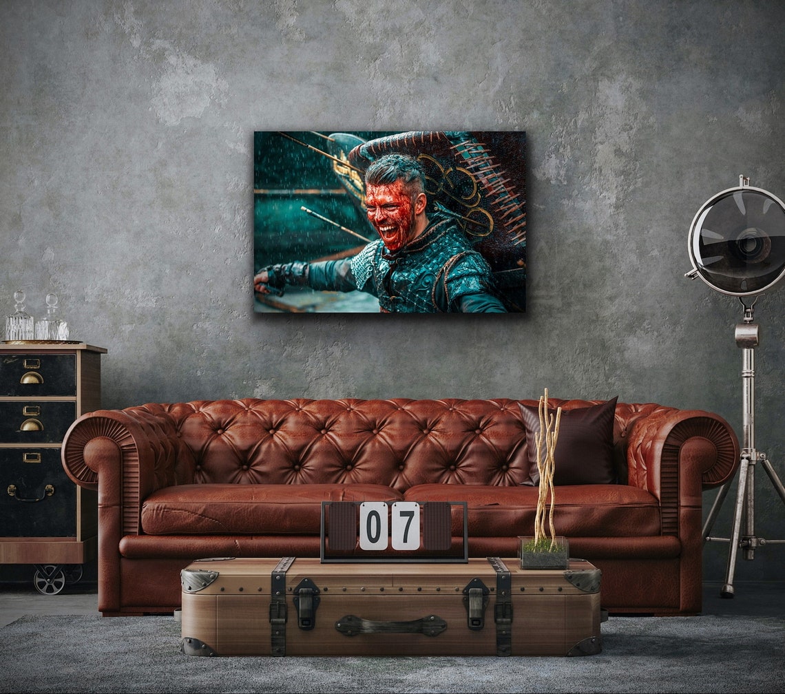 Vikings Show Ivar the Boneless Rare Large Canvas Modern Contemporary ...