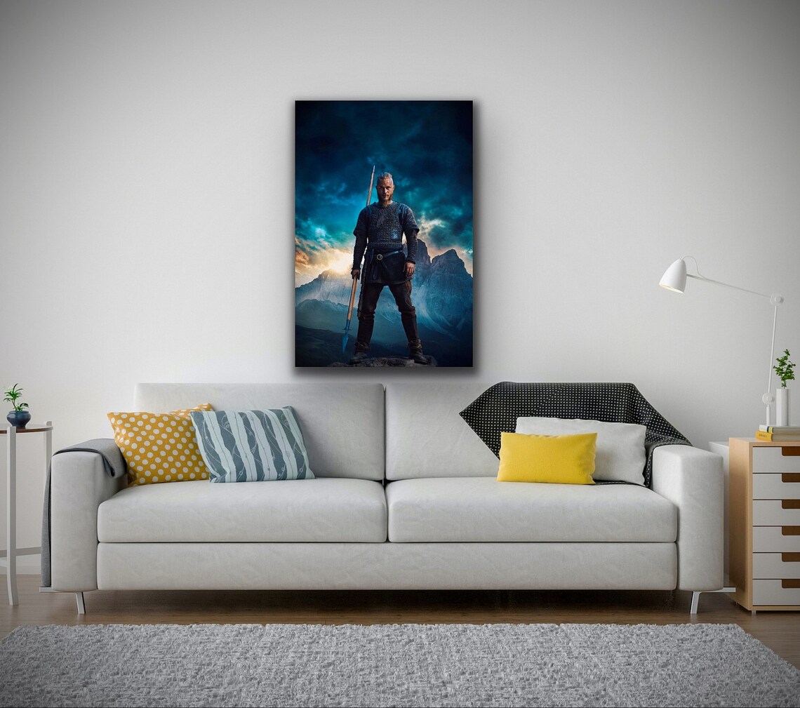 Vikings Show Ragnar Lothbrok Rare Large Canvas Modern Contemporary Wall ...