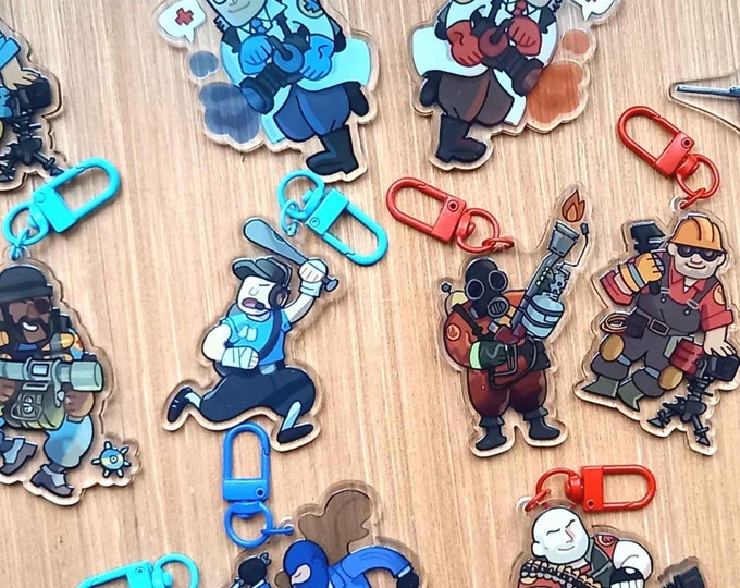 TF2 Keychains ALL CLASS - Etsy