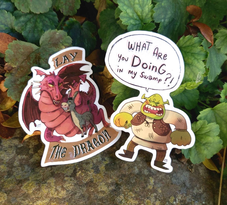 Shrek Sticker - Etsy