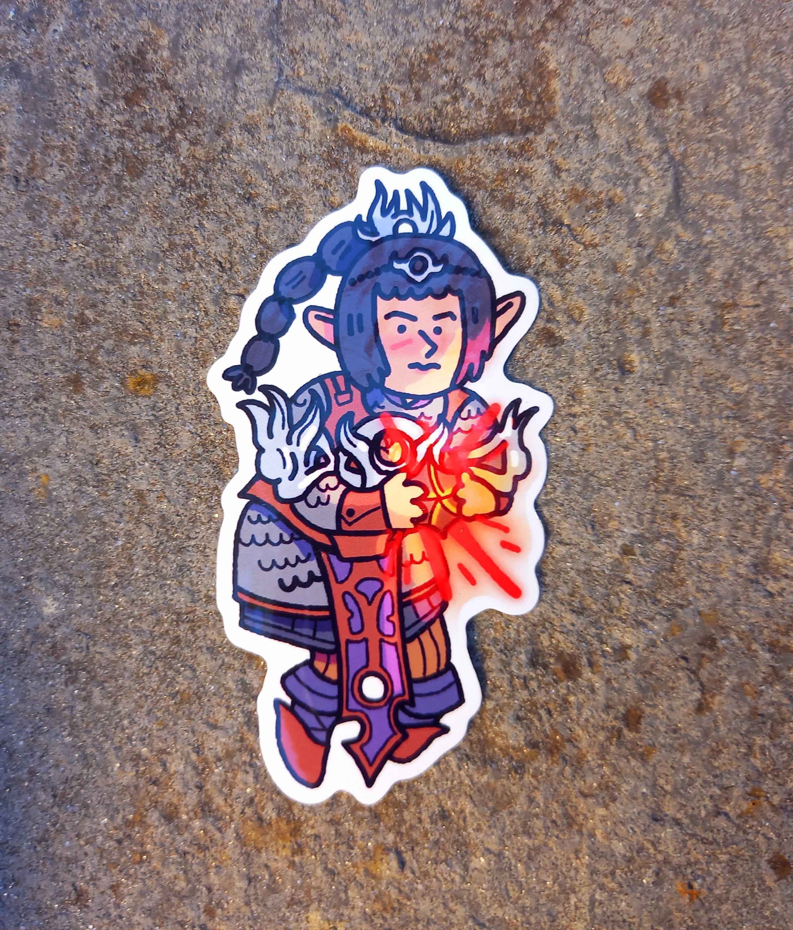 Baldur's Gate 3 / Vinyl Sticker - Etsy