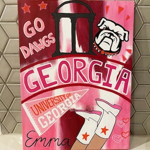 Custom College Canvas Painting - Etsy
