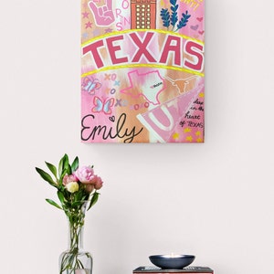 Custom College Canvas Painting - Etsy