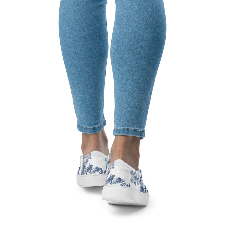 Toile De Juoy Chinoiserie Blue Floral Shoes - Etsy