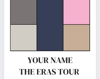 Custom Eras Tour Poster Digital Download TS Eras Tour Swiftie Keepsake ...