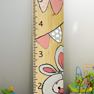 Custom Kids Height Ruler, Rustic Wooden Ruler Growth Height Chart, Kids ...