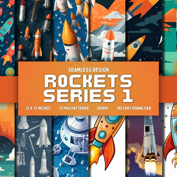 Rocket Patterns - Etsy