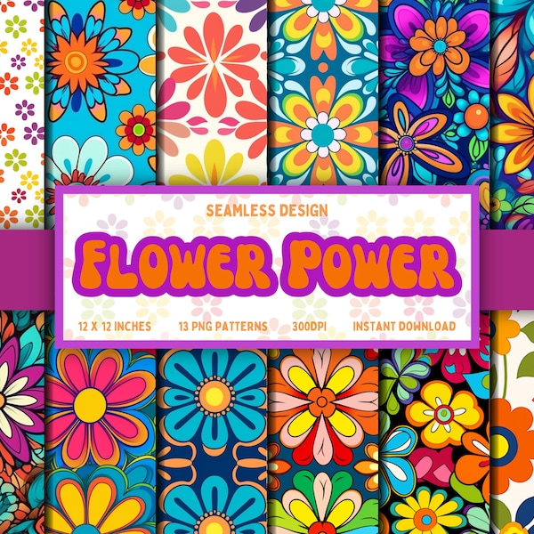 60s Flower Power - Etsy