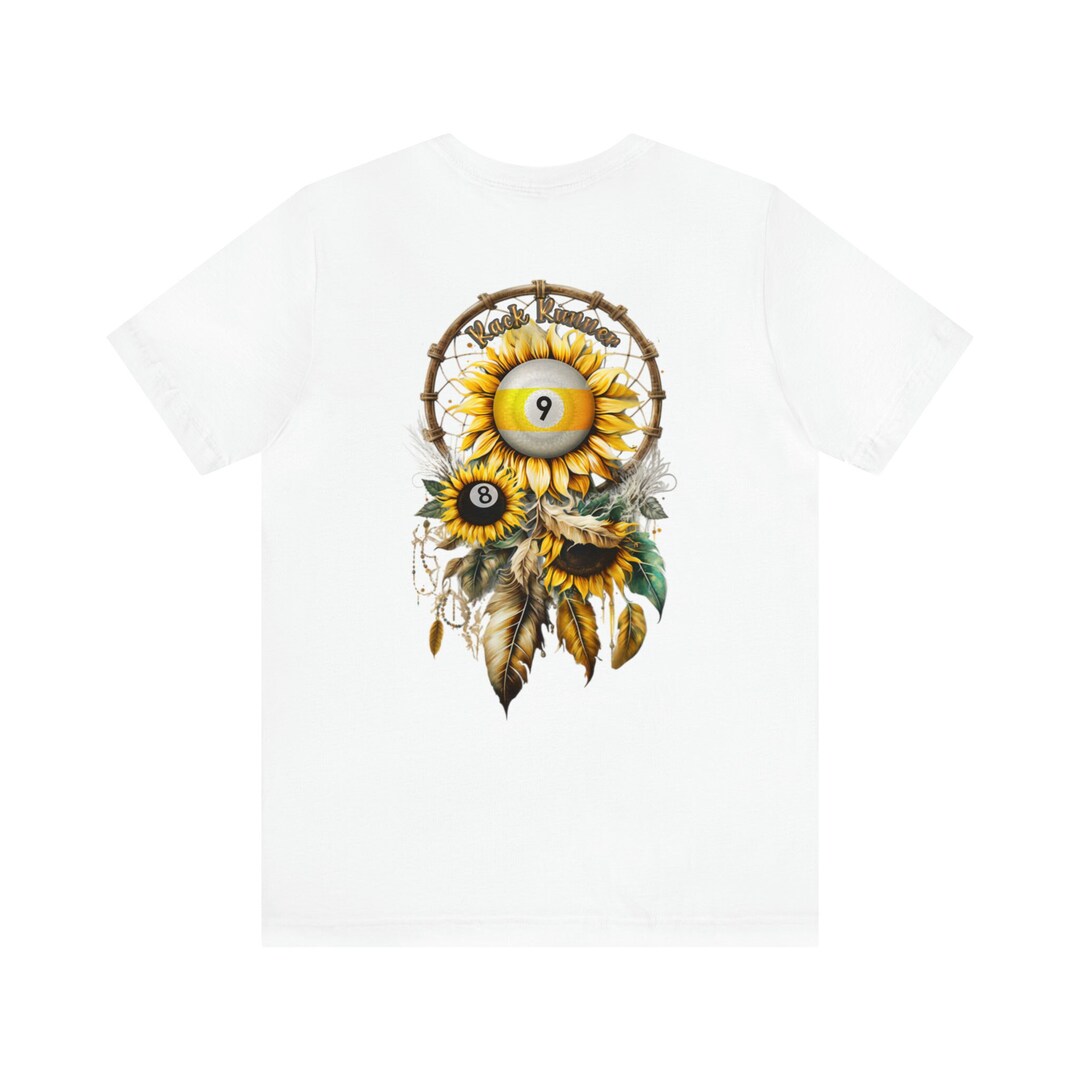 Sunflower Rack Runner 8-9-ball Billiards Tee - Etsy