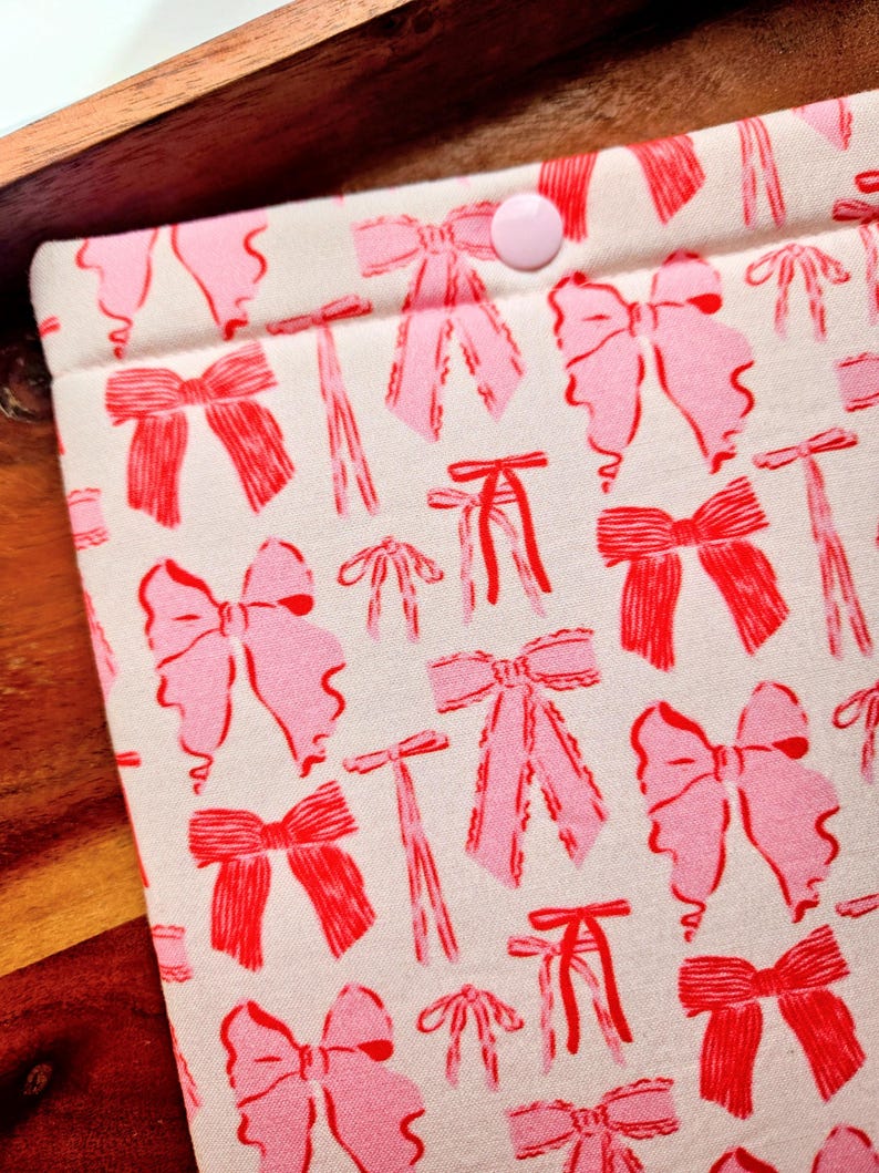 Pink Bows Boox Go 7 Sleeve, Padded Coquette Reader Pouch - Etsy