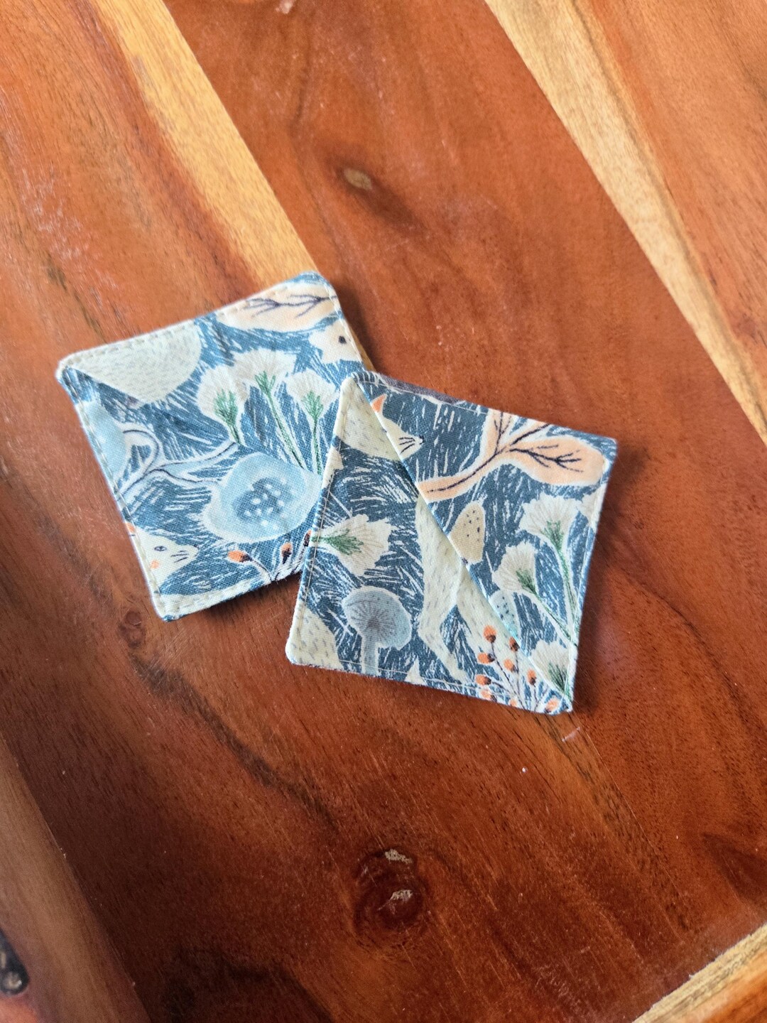 Thicket and Bramble Fox Fabric Corner Bookmark, Handmade Page Marker - Etsy