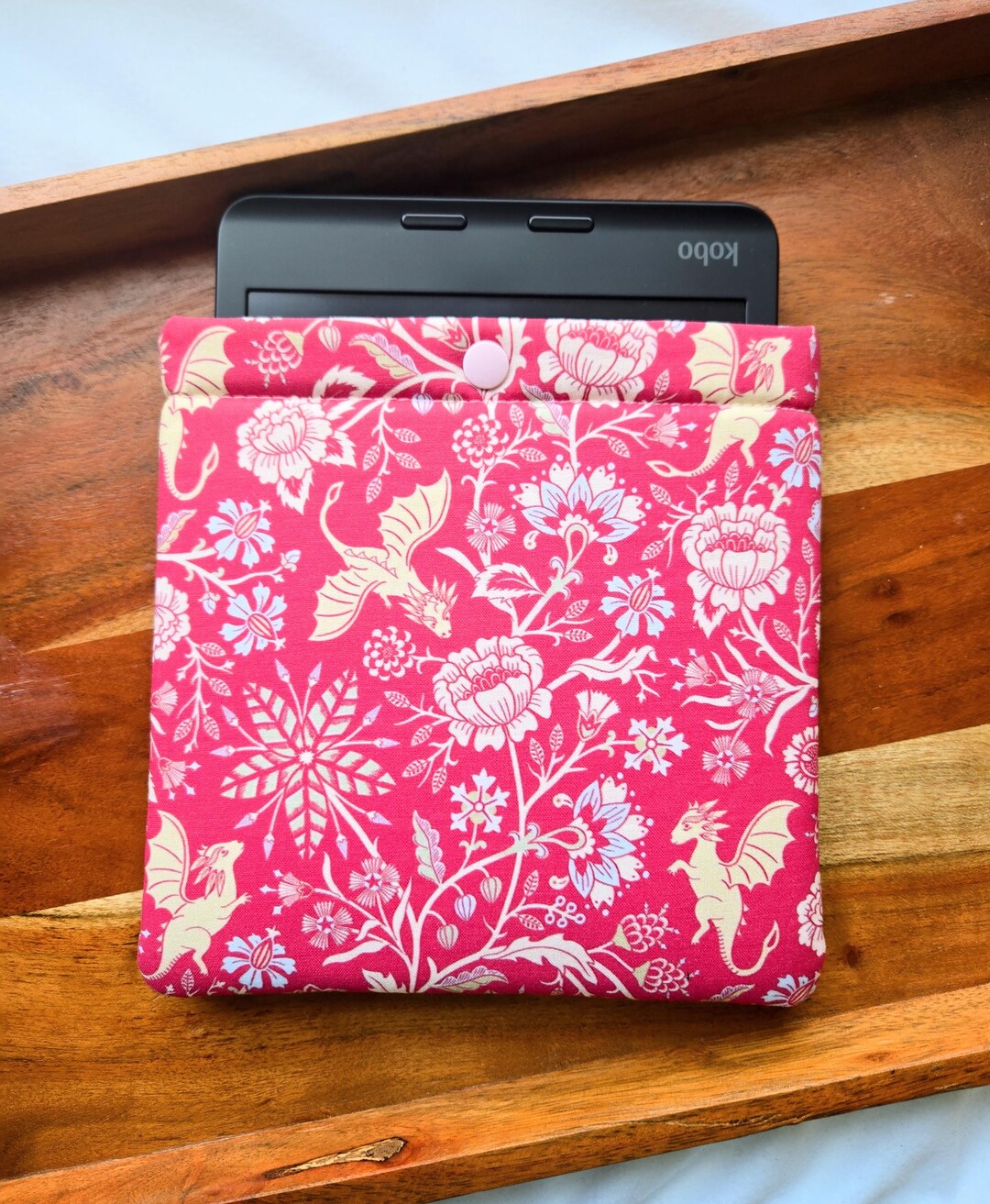 Kobo Case, Kobo Libra 2 Case, Pink Dragon Kobo Case, Kobo Libra Pouch ...