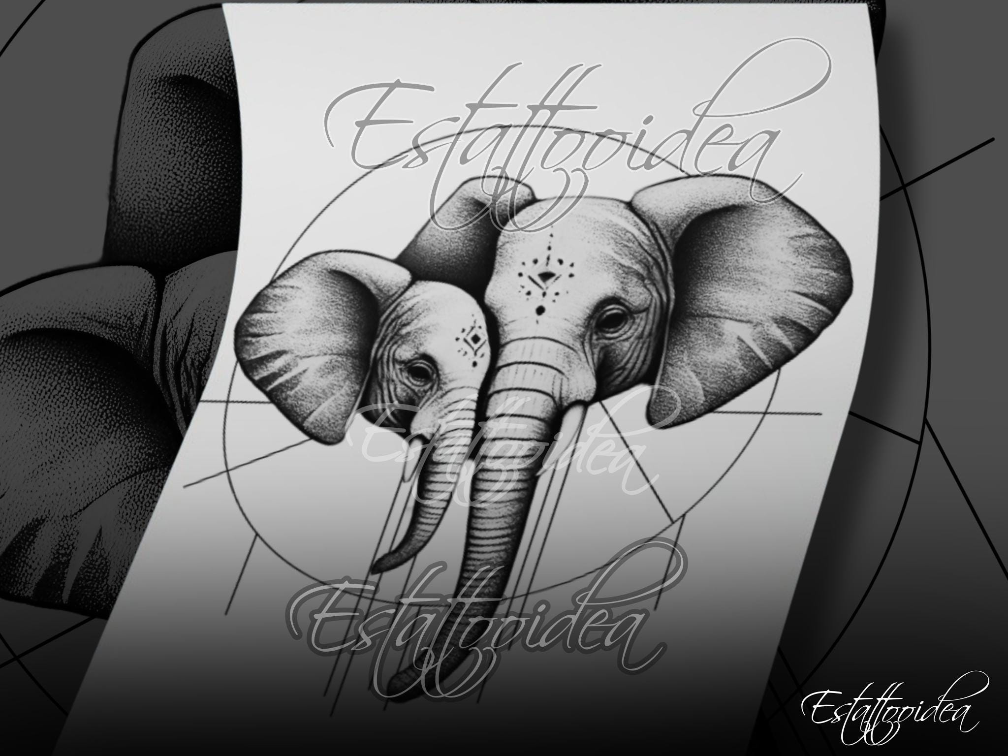 Elephant Tattoos | Elephant Tattoo Design | Mother and Son/daughter ...