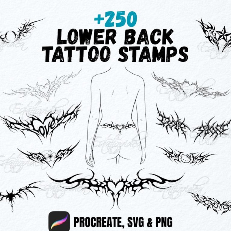 Tramp Stamp Stencils - Etsy